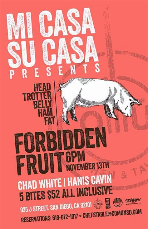 Sandiegoville Chefs Chad White And Hanis Cavin Team Up For 5 Courses