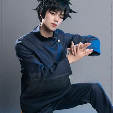 Pronto Fushiguro Megumi Jujutsu Kaisen Cosplay Conjunto De Trajes
