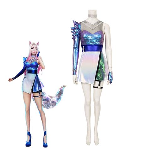 Buy Lol Kda All Out Ahri Fullset Cosplay Costume With Free Eears
