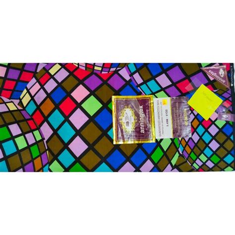 Kitenge Anningtex Wax 6 Yards Chitenge Kitengye White Falcon