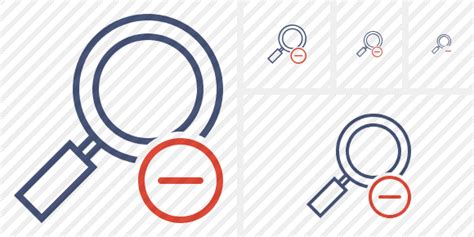 Search Remove Icon Outline Color Professional Stock Icon And Free