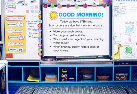 8 Best Morning Work Ideas And Routines For The Classroom