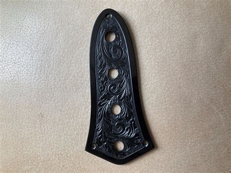 Jazz Bass Control Plate Engraved Etsy