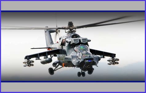 Mil Mi 24 Hind Tactical Multi Role Attack Helicopter That Was Designed