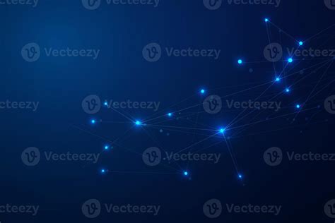 Abstract Connecting Dots Polygonal Background Connection Technology Design 10554744 Stock