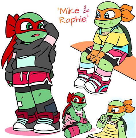 Raphie N Mike By Xxlea Nardoxx On Deviantart