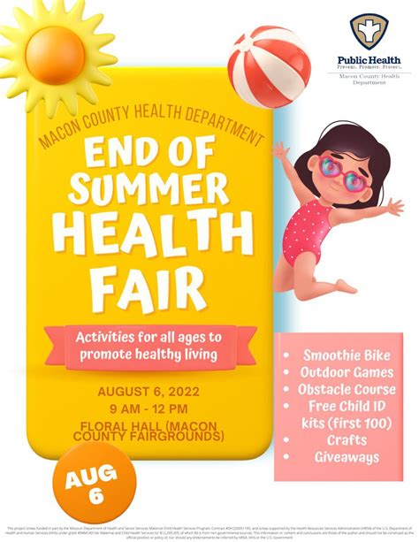Macon County Health Departments End Of Summer Health Fair