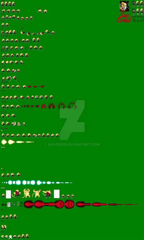 Cumber Super Sayajin Dbsh Sprites By Saxcreed By Saxcreed On Deviantart