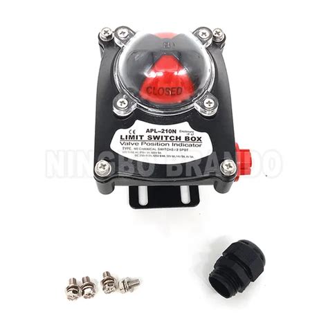 Apl 210n Ip67 Apl Limit Switch Box For Pneumatic Actuator Ball Butterfly Valve Position