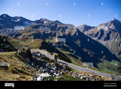 One Of The Many Hairpin Bends On The Famous Alpine High Road On The