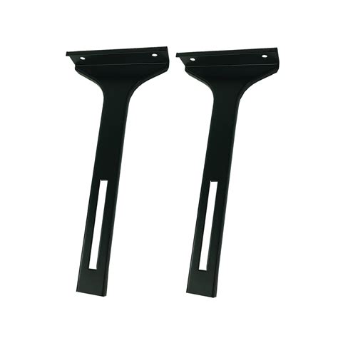 Elusive Wildlife Lower Control Box Deer Feeder T Brackets 2 Pack Black