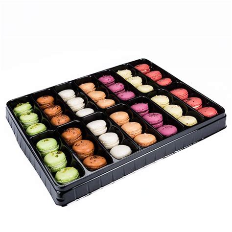 Premium Assorted Macaron Tray 42pcs Schoggi Meier