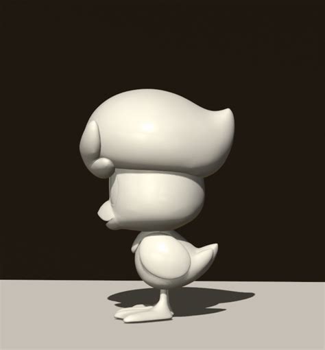 Quaxly Kuwassu Pokemon 3d Model 3d Printable Cgtrader