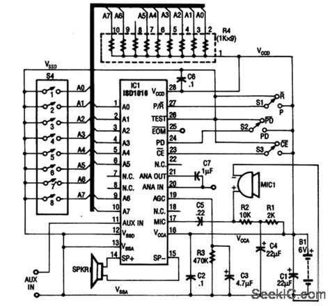 SINGLE CHIP MESSAGE SYSTEM Digital Circuit Basic Circuit Circuit Diagram SeekIC Com