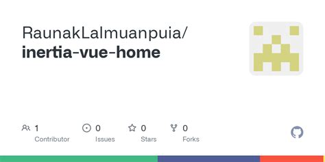Github Raunaklalmuanpuiainertia Vue Home