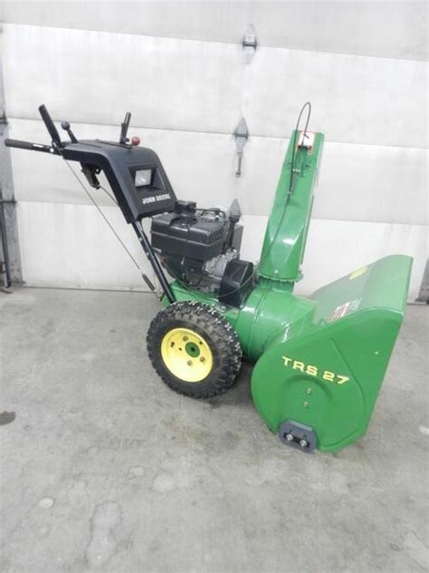 John Deere Trs27 8hp 318cc Snowblower Washburn Nd