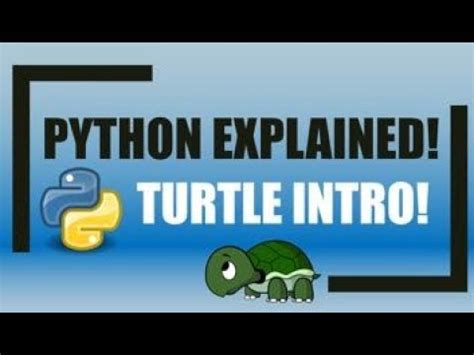 Introduction To TURTLE GRAPHICS With Python YouTube