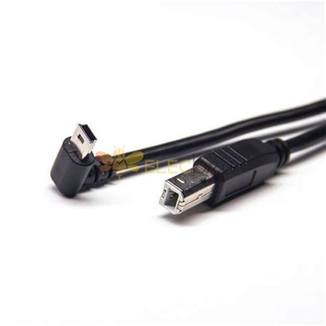 Usb To Mini Usb Cable Type B Male Straight To Mini B Male Angled M