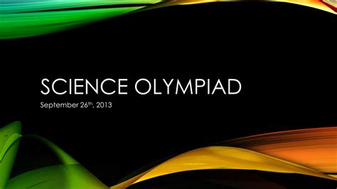 PPT Science Olympiad PowerPoint Presentation Free Download ID