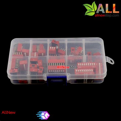 ชุดสวิตช์ Dip Switch 9 แบบอย่างละ 5 รวม 45 ชิ็น พร้อมกล่องเก็บอุปกรณ์ Arduinoall ขาย Arduino