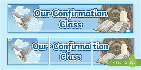 Our Confirmation Class Banner Teacher Made Twinkl