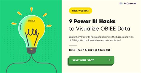 Webinar 9 Power Bi Hacks To Visualize Obiee Or Oacoas Data