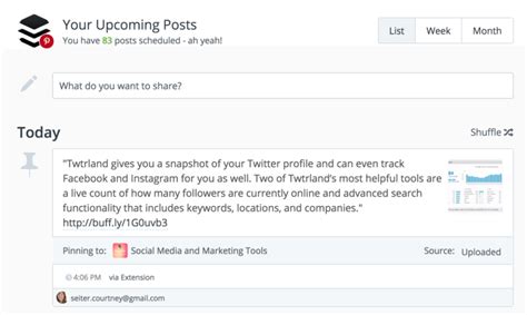 Buffer For Pinterest Schedule Manage And Measure Pins
