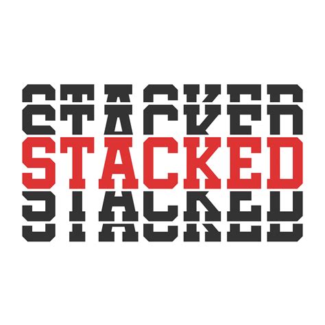 Stacked Text Generator Free Online Stacked Font