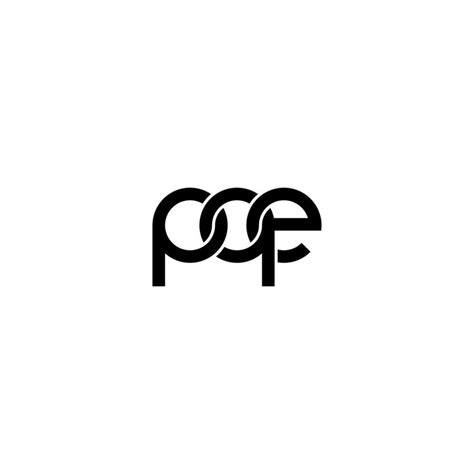 Letters Pqe Logo Simple Modern Clean 16376854 Vector Art At Vecteezy