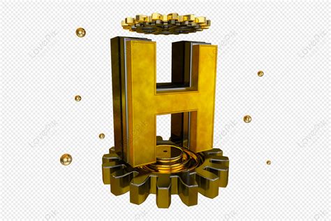 기어 영어 문자 H Png 일러스트 무료 다운로드 Lovepik