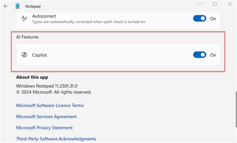 Enable Or Disable Copilot Ai Features In Notepad For Windows 11