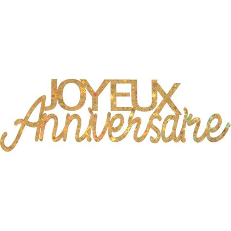 Lettres Joyeux Anniversaire Etincelant Or Joyeuse Anniversaire