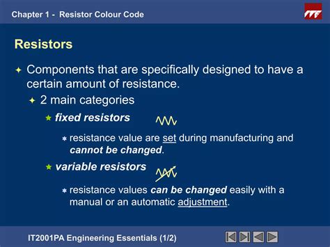 Chapter1 Resistors Color Coding Pdf Consumer Electronics Technology And Computing