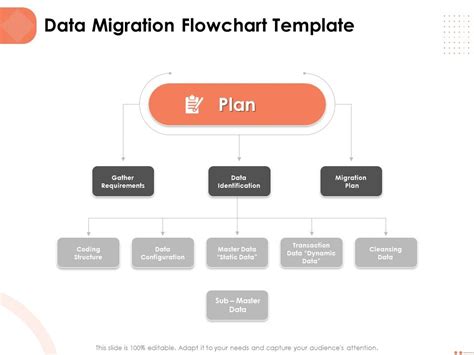 Data Migration Flowchart Template Identification Ppt Powerpoint