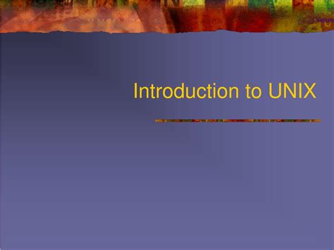 PPT Introduction To UNIX PowerPoint Presentation Free Download ID