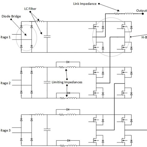 Final Scheme Of One Phase Of 3 Phase Multilevel Topology Download Scientific Diagram