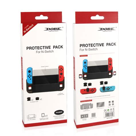 Protective Case Thumbstick Covers Screen Protective Film For Nintendo