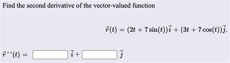 Solved Find F T Given F T E 3t 4 Cos T 4 Sin