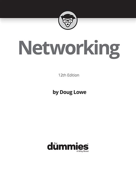 Title Page Networking For Dummies 12th Edition Book