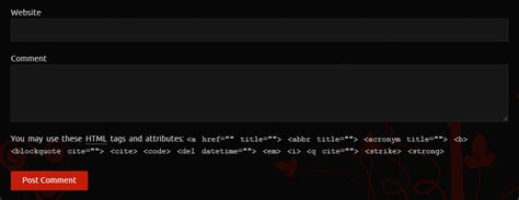 How To Remove HTML Allowed Tags From Comment Form Theme Masters