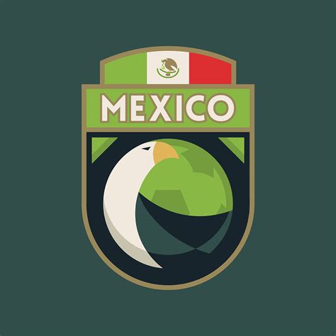 Mexico World Cup Soccer Badges 217925 Vector Art At Vecteezy