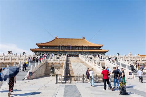 北京故宫博物院太和殿高清摄影大图 千库网