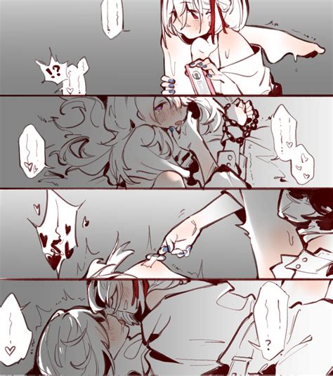 Rule 34 2girls Blush Breasts Female Hair Ribbon Highres Inoue Takina Long Hair Lycoris Recoil