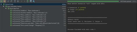 Is It Possible To View Each Of Cucumber Scenario Step Result With