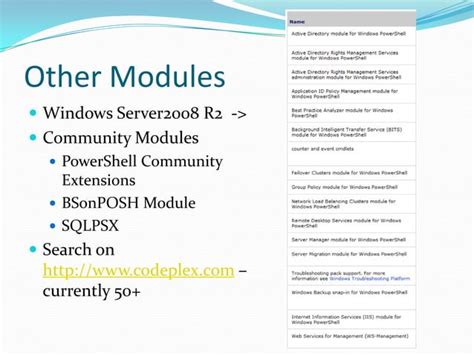 an introduction to powershell modules pptx computing technology