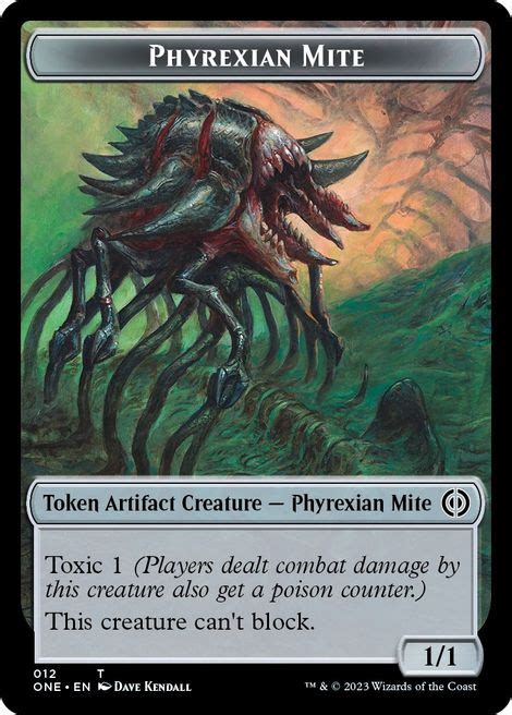 Phyrexian Mite Token 012 Phyrexia All Will Be One Magic The
