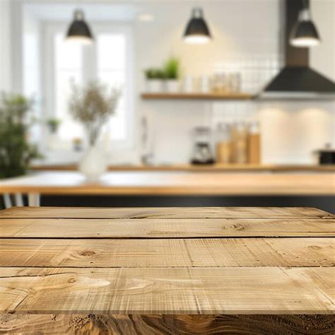 Premium Photo Wooden Table Uhd Wallpapar