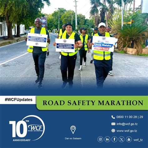 Road Safety Marathon Wcf Tanzania