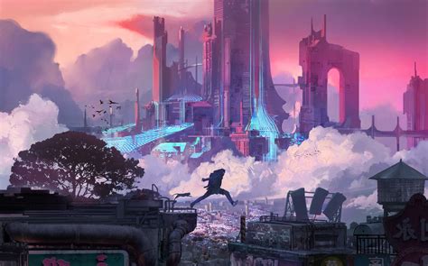 Anime Cyber City 4k Wallpapers Wallpaper Cave