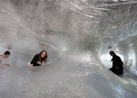 Numen For Use Creates Corporeal Installation With Sticky Tape
